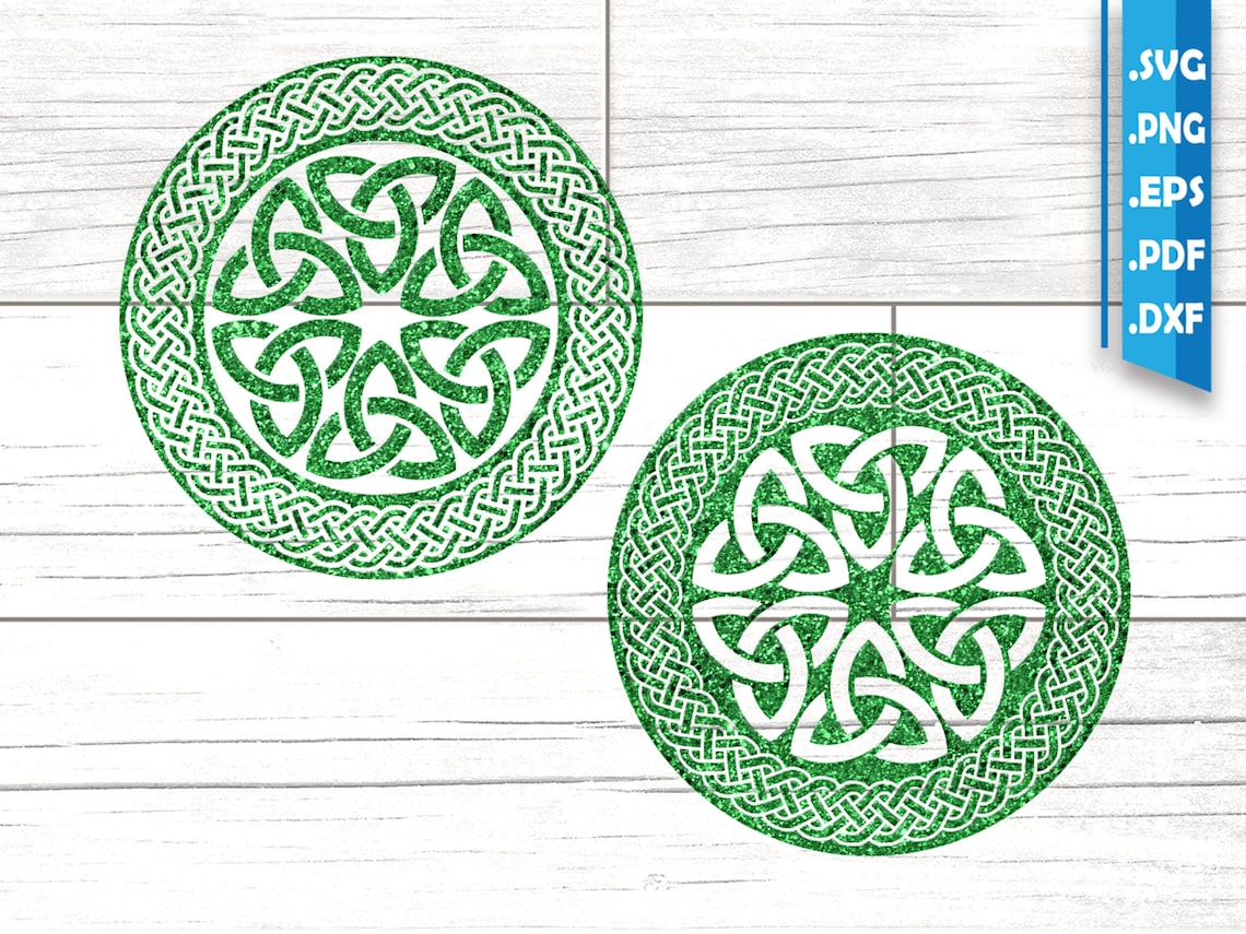 Trinity Knot Mandala SVG DXF | Celtic Triquetra Symbol | Paper Cut ...