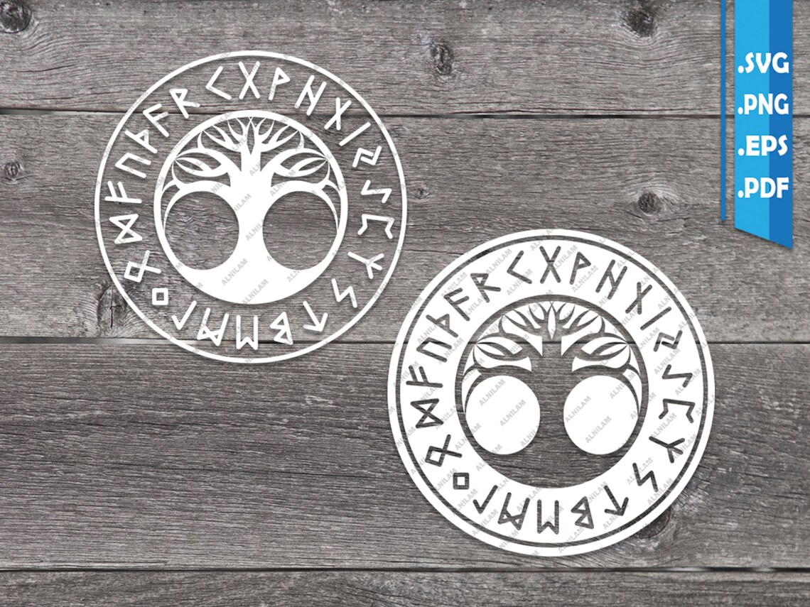 Yggdrasil SVG | Tree of Life, Norse Tree, Celtic Sacred Tree | Paper ...