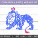 The Cowardly Lion of Oz SVG DXF | the Wizard of OZ, Celestial | Paper ...