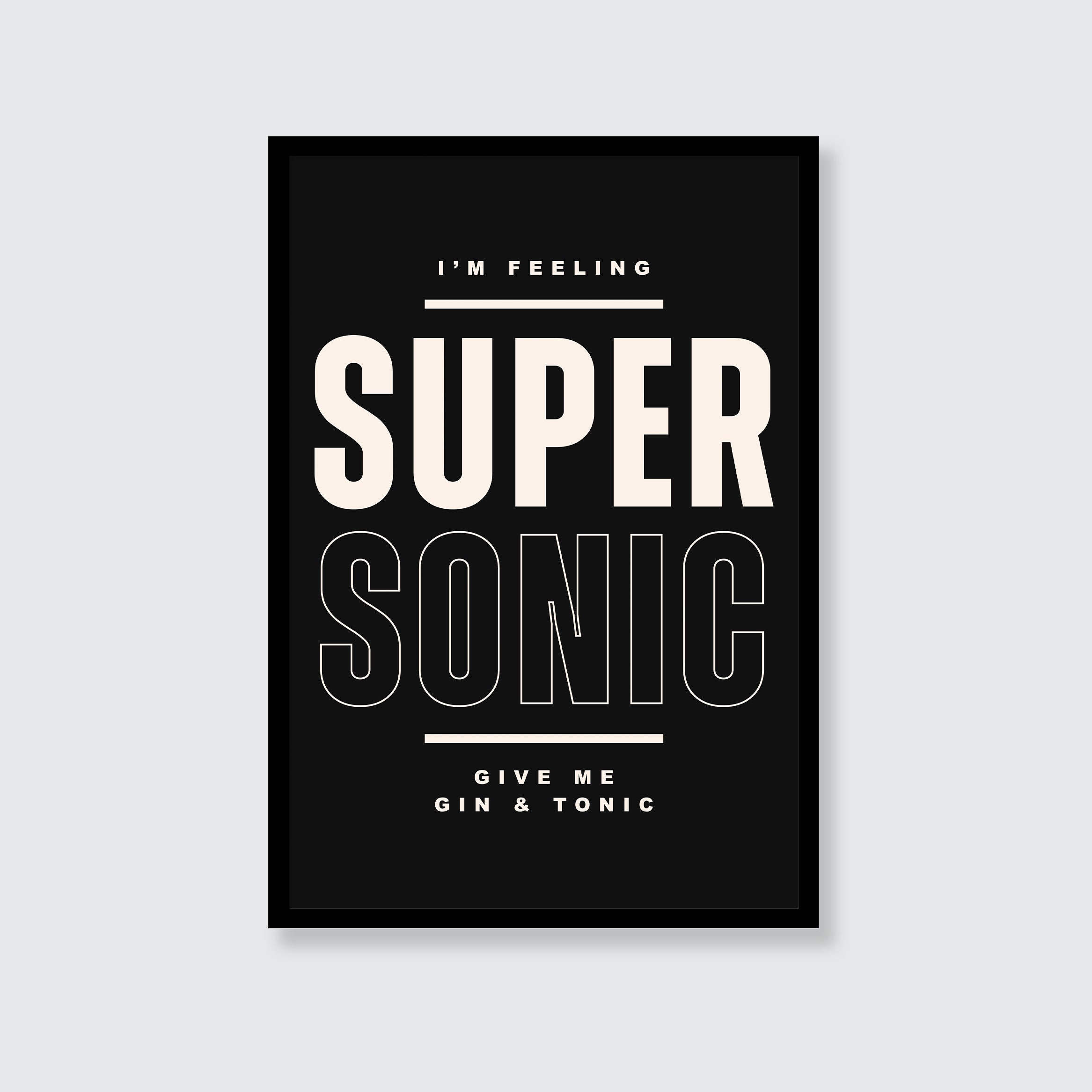Oasis Supersonic Lyrics Wall Art Poster Print | Etsy