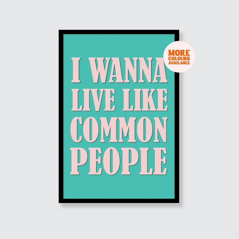 Common People - Etsy
