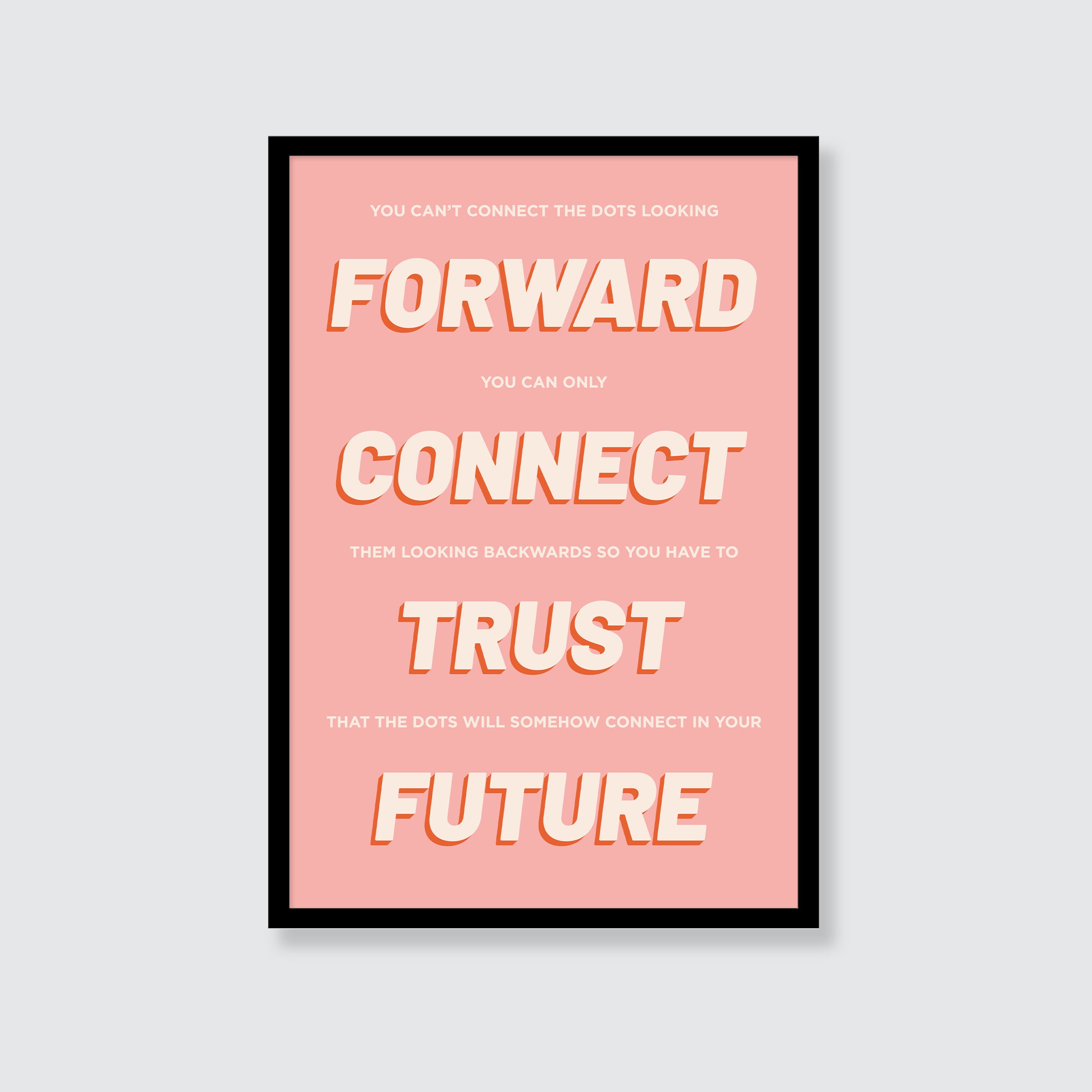 Steve Jobs Connecting The Dots Art Print Quote Wall Art | Etsy