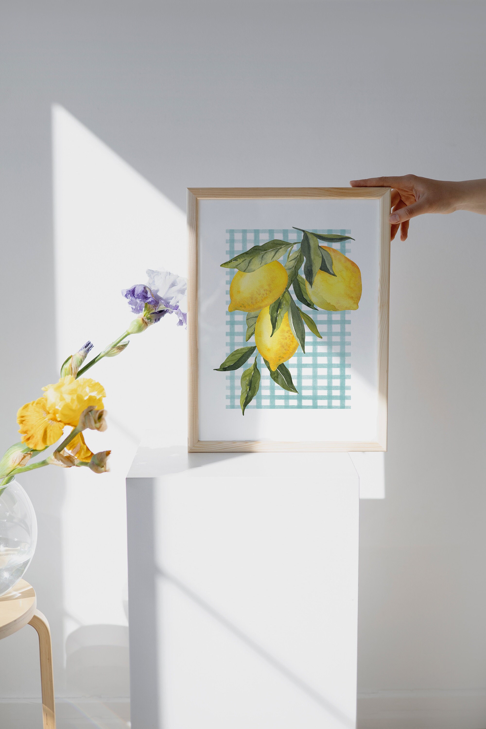 Lemons Poster, Lemon Art, Italy Poster, Lemon Decor, Vintage Poster ...