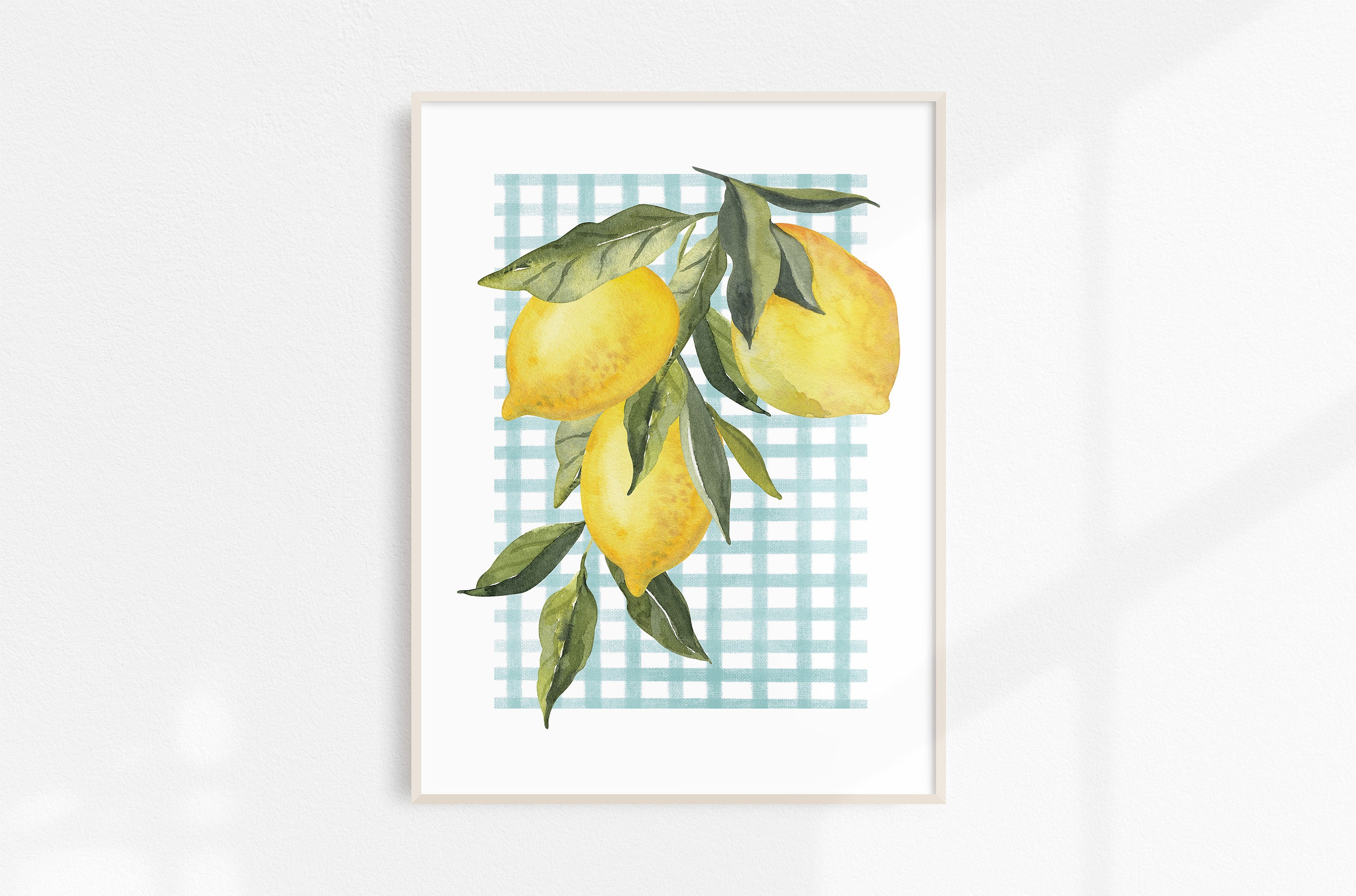 Lemons Poster, Lemon Art, Italy Poster, Lemon Decor, Vintage Poster ...