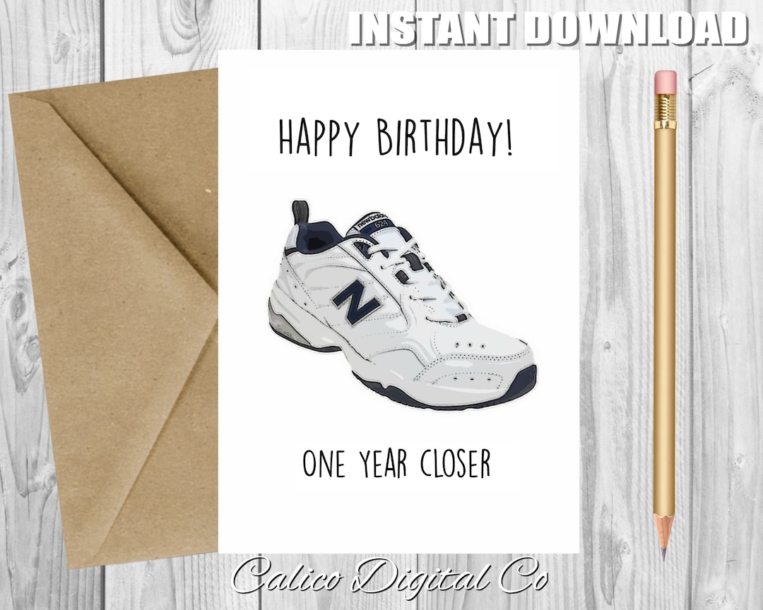 ONE Year Closer BIRTHDAY Card,printable Card,funny Gifts for Birthday ...
