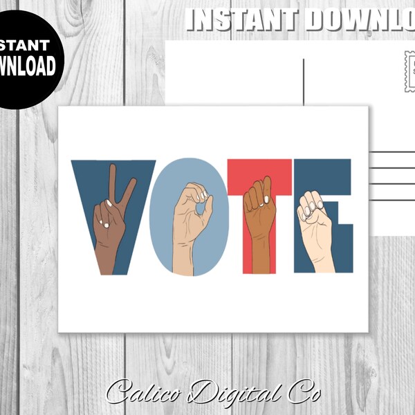 Postcards to Voters - Etsy