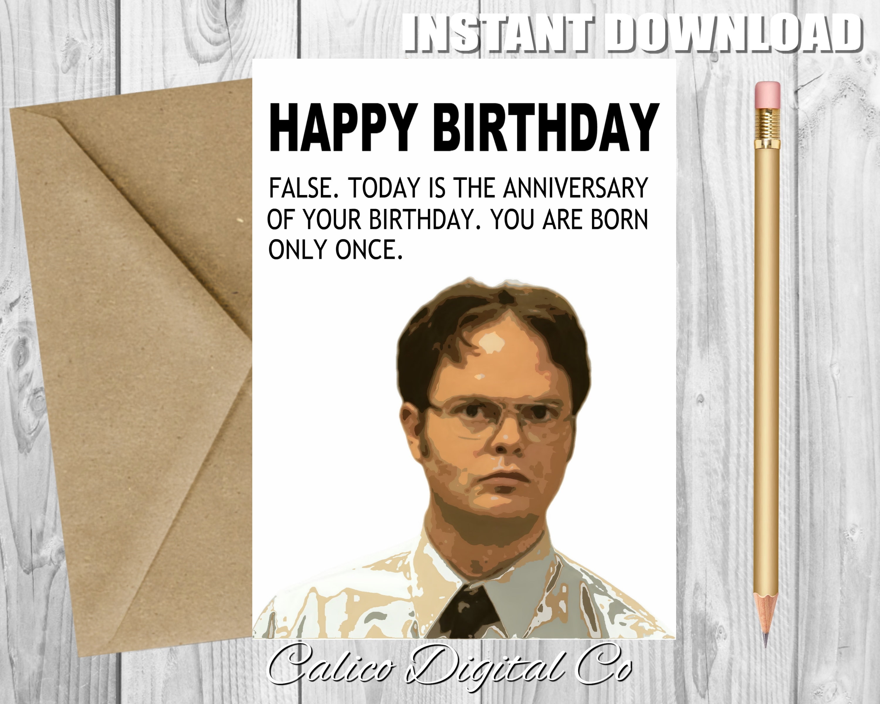 Happy Birthday The Office Dwight