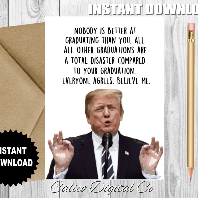 Funny Grad Card - Etsy