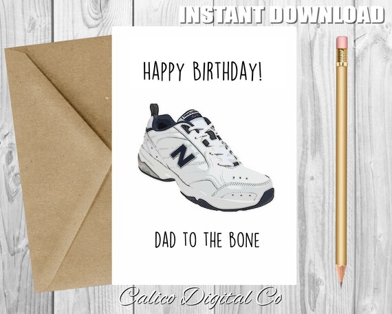 DAD to the Bone BIRTHDAY Cardprintable Cardfunny Gifts for | Etsy