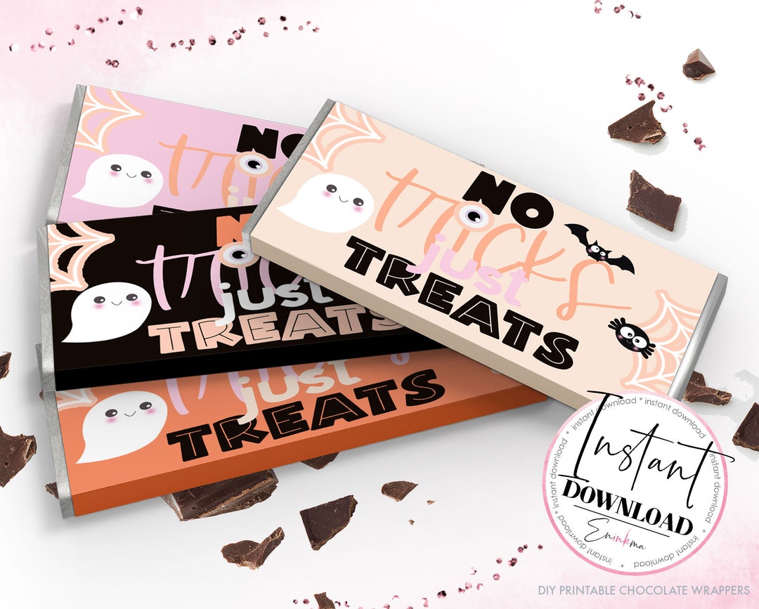 Boo-tiful Halloween Printable Chocolate Wrapper, Halloween Wrapper for ...