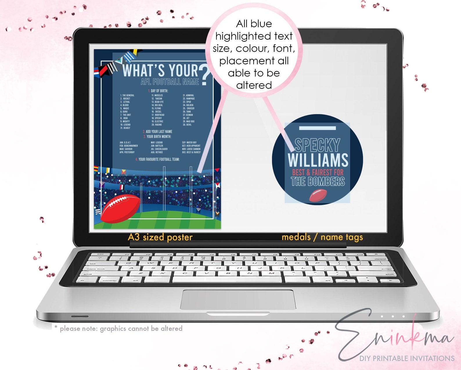 AFL Australian Rules Football Name Generator, Aussie Rules Name ...