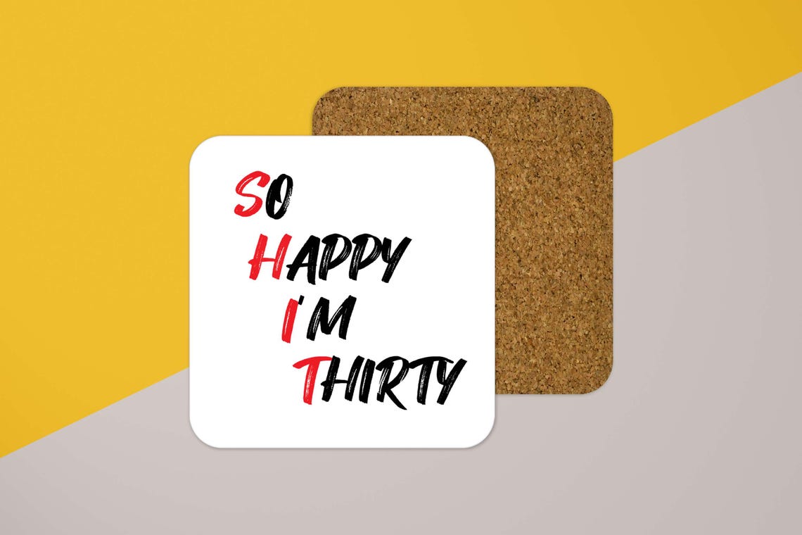 Funny 30th Birthday Mug: so Happy I'm Thirty - Etsy