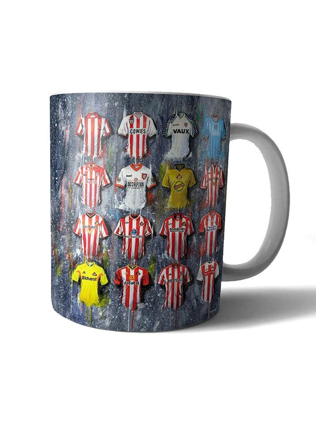 Sunderland AFC Shirts - A Black Cat's Collection Mug - Etsy UK