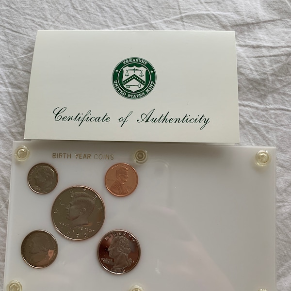 Birth Year Coin Set - Etsy