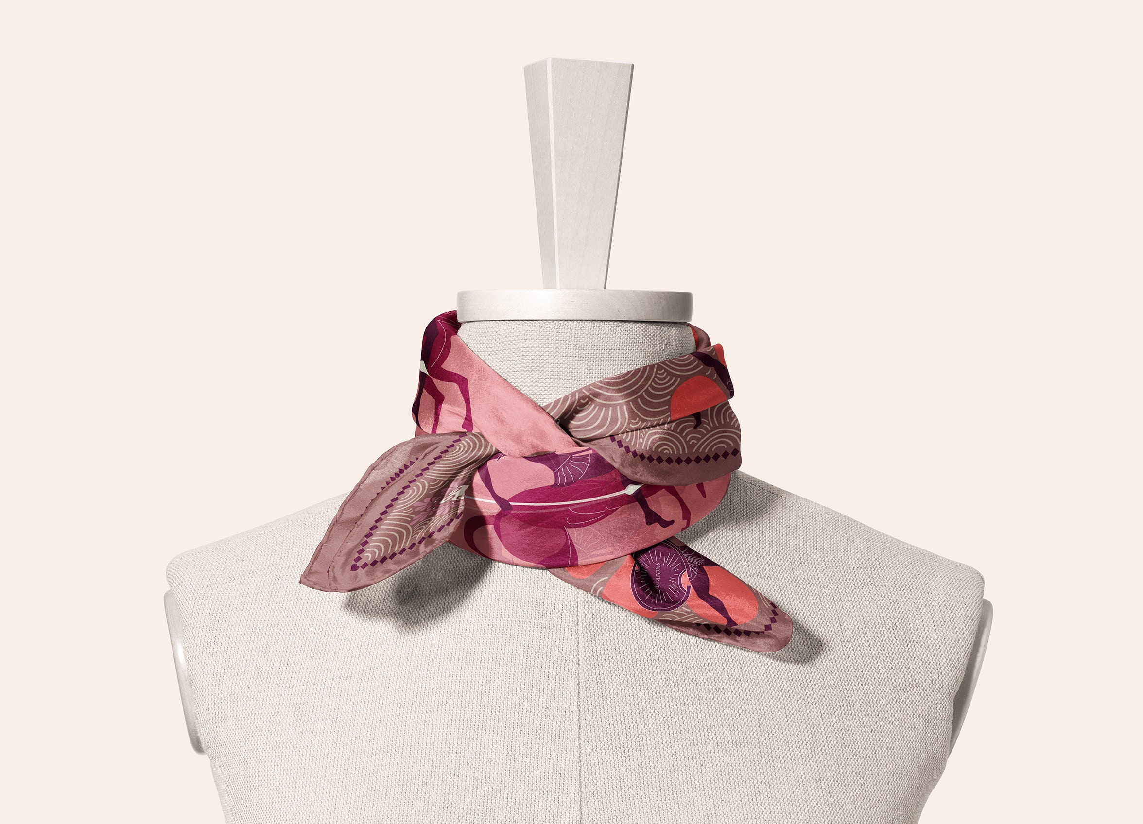 Amazon Warriors Silk Scarf: Hellenic Greek Mythology Head Cover - Etsy