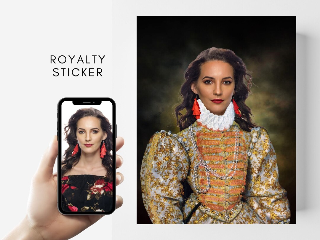 Personalised Royalty Sticker, Custom Hero Sticker, Personalized Sticker ...