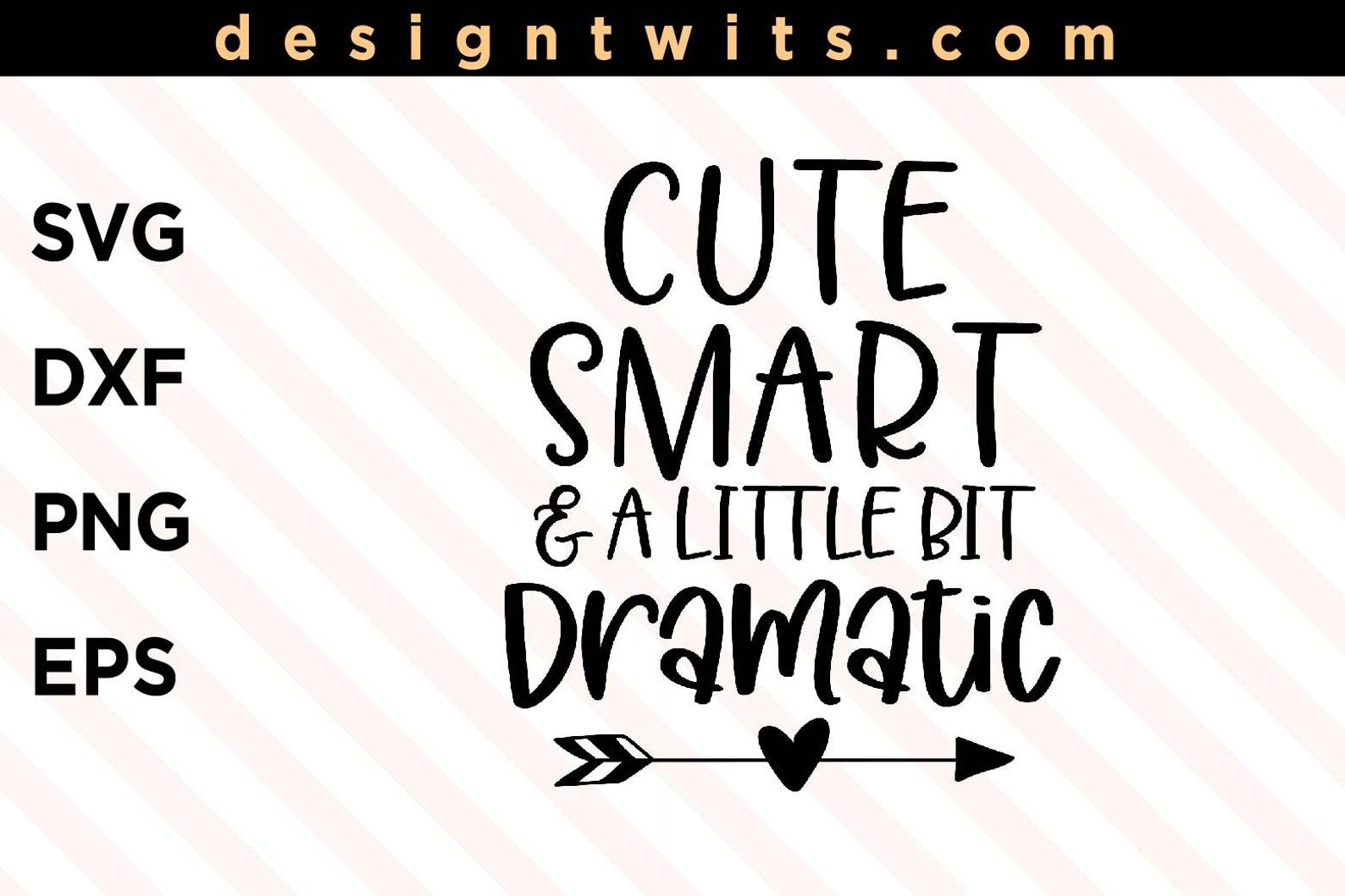 Cute Smart and A Little Bit Dramatic SVG Instant Digital - Etsy