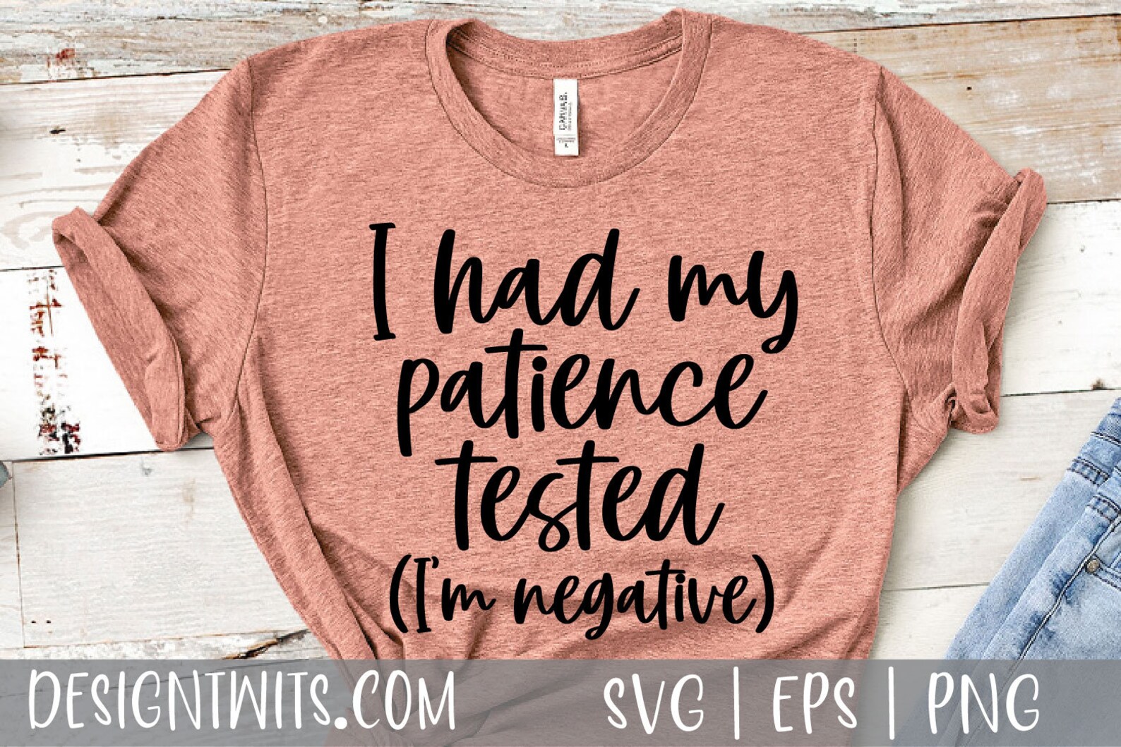 I Had My Patience Tested I'm Negative Funny SVG PNG - Etsy