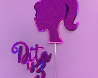 Barbie Head Cake Topper - Etsy UK
