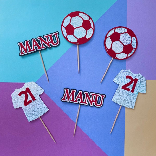 Manchester United Cake Topper - Etsy UK