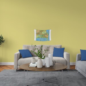 Mystara the Known World 1000 AC Indoor Wall Tapestry | Colored RPG ...