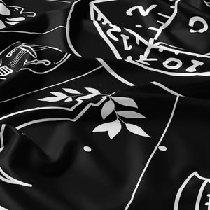 Dnd 5e Custom Indoor Wall Tapestry | Black and White Dungeons and ...