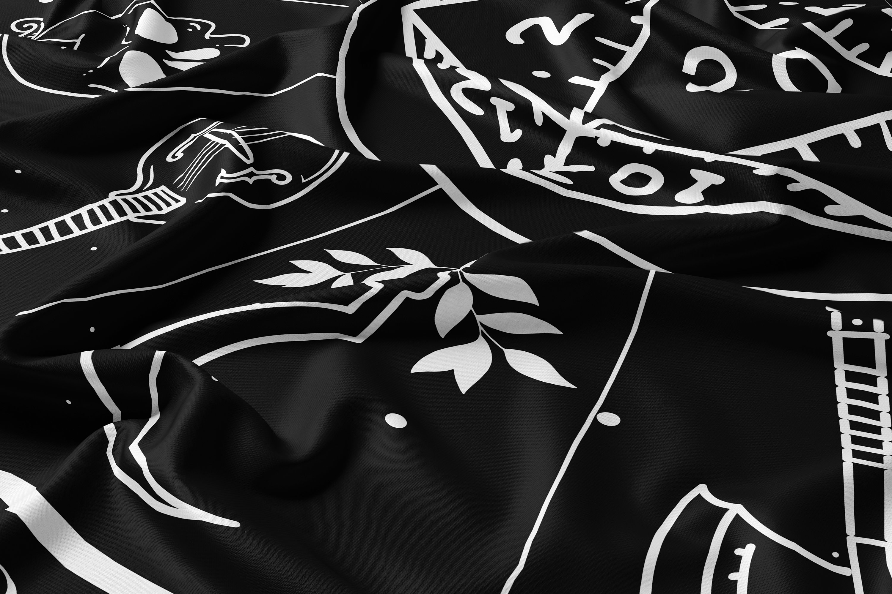 Dnd 5e Custom Indoor Wall Tapestry | Black and White Dungeons and ...