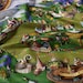 Map of Witchlight Carnival Indoor Wall Tapestry | Colored RPG Dungeons ...