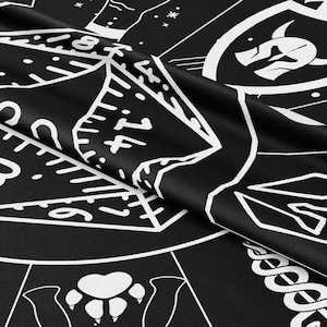 Dnd 5e Custom Indoor Wall Tapestry | Black and White Dungeons and ...