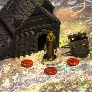 Printable Battle Tokens for DND 5e, Pathfinder | 24 Unique Status and ...