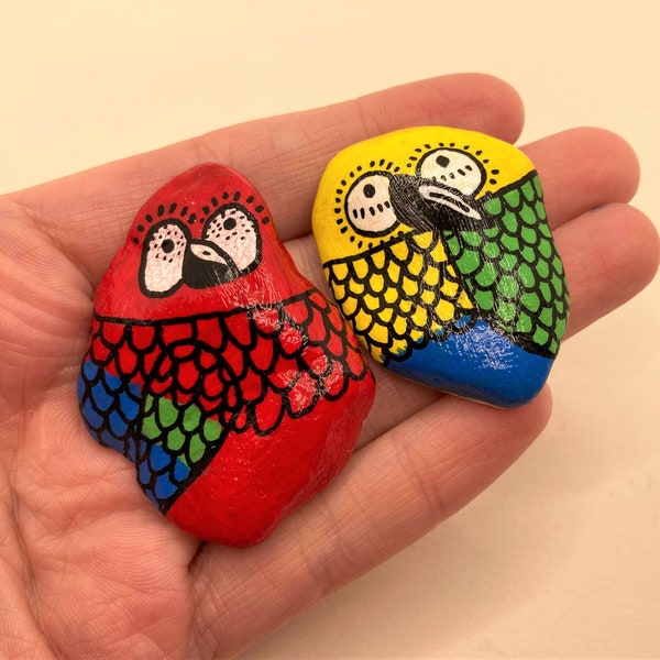 Hand Painted Rocks - Etsy Canada