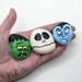 3 X Halloween Rocks - Halloween Decorations - Spooky Gifts - Vampire ...