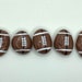 Set of 5 American Football Stones - Garden Decor - Indoor Decor ...