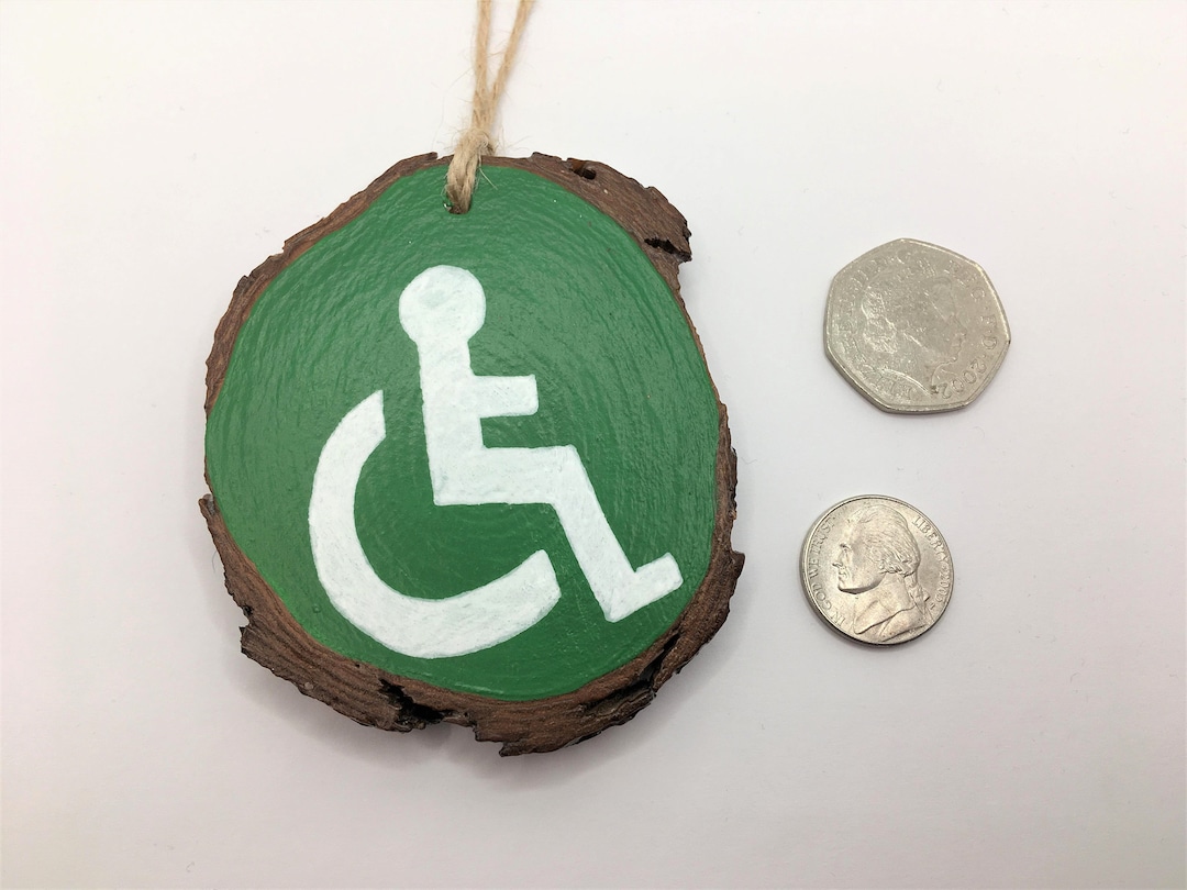 8x7cm Disabled Hanging Sign - Door Sign - Indoor Decor - Bedroom Decor ...