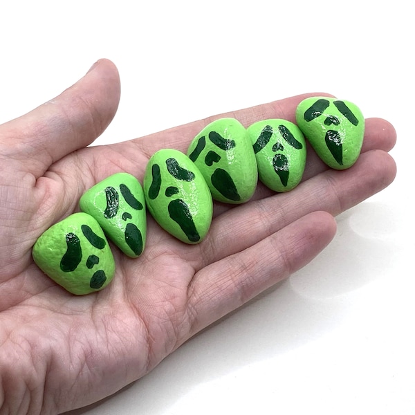 Halloween Pebble Art - Etsy