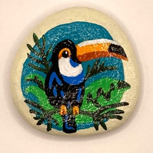 Toucan Rock - Tropical Bird Stone - Garden Stone - Garden Patio Ideas ...