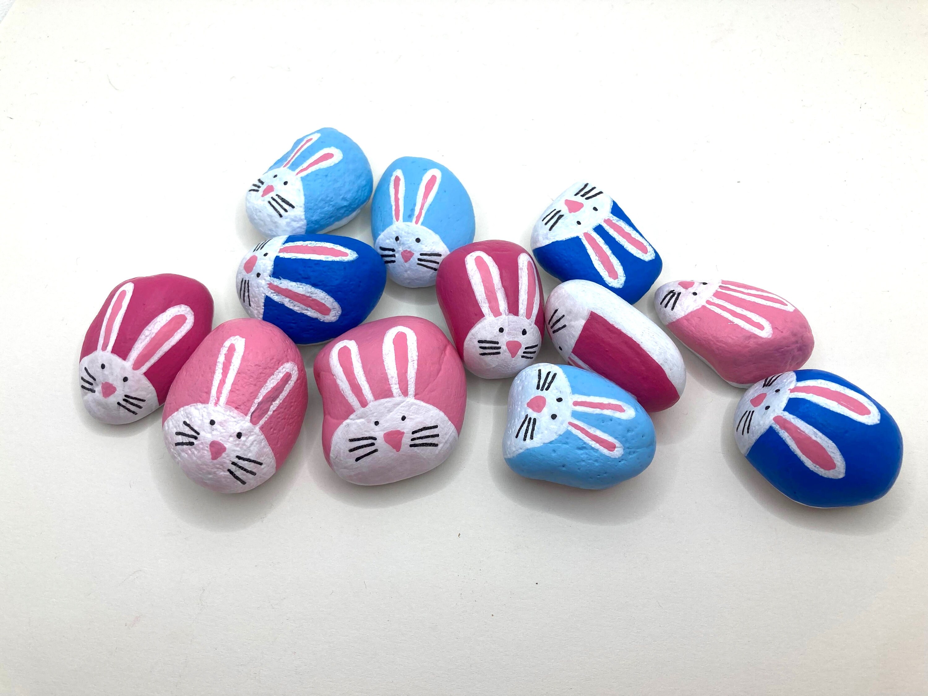 Minimum 3 Rabbit Pebbles - Minimum 3 Rabbits to 10 - Bunny Rocks ...