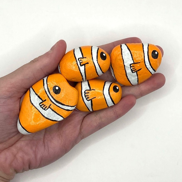 Fish Painted Rocks - Etsy