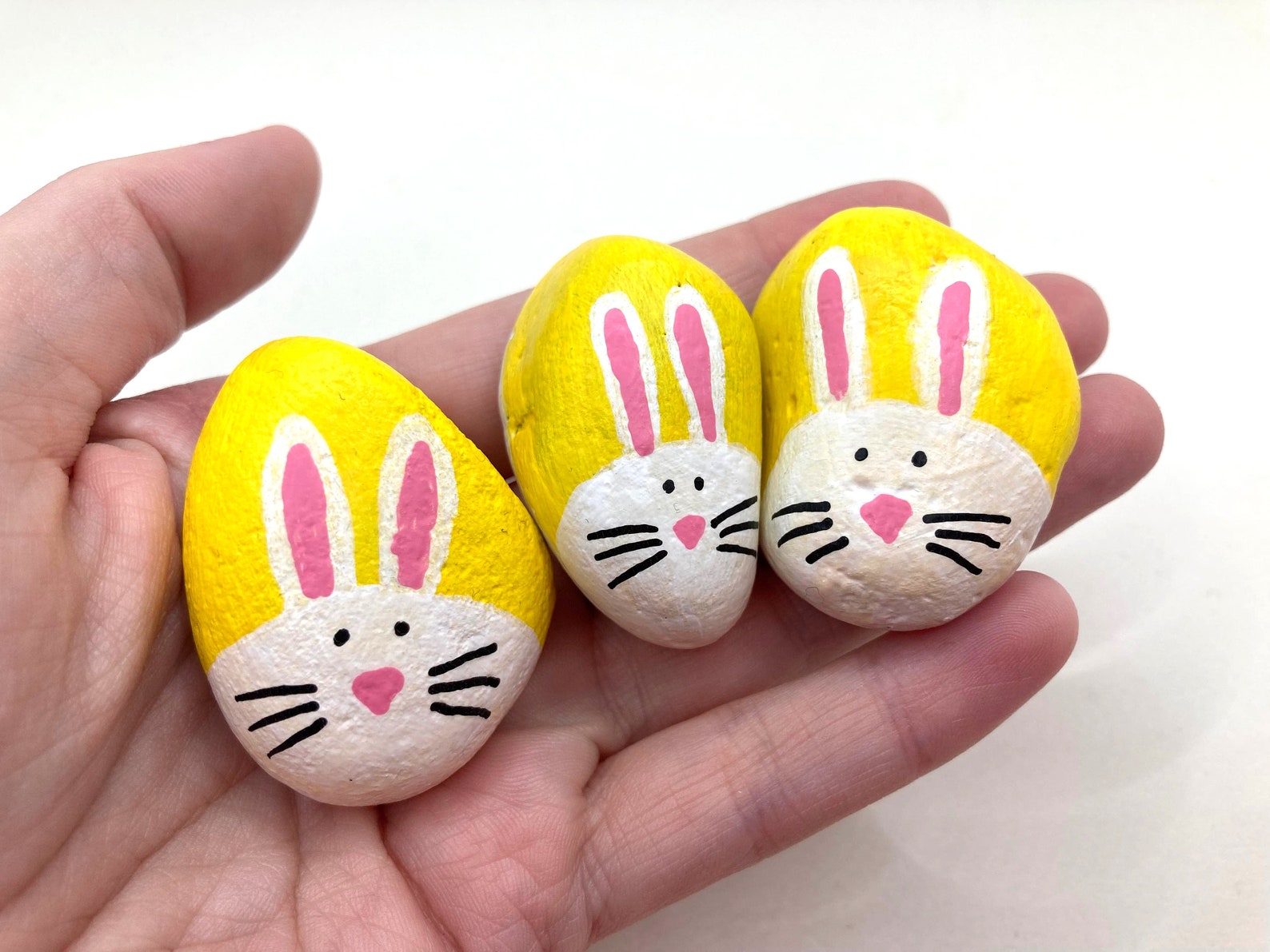 Minimum 3 Rabbit Pebbles - Minimum 3 Rabbits to 10 - Bunny Rocks ...