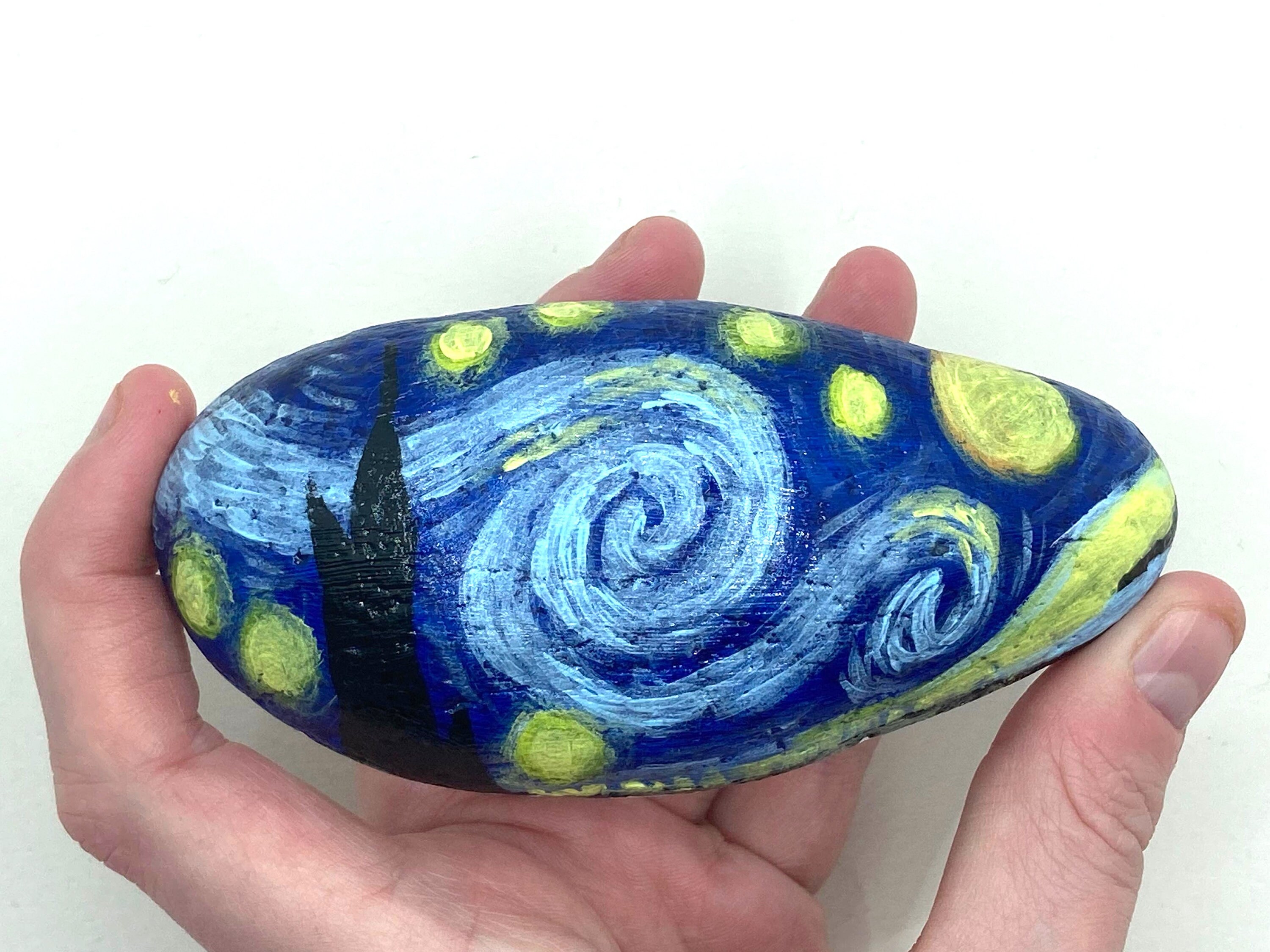 Large Van Gogh Starry Night Rock Art Imitation Famous Art - Etsy