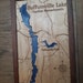 19 by 11 Inch Customized Bay/lake Map with or Without Epoxy - Etsy