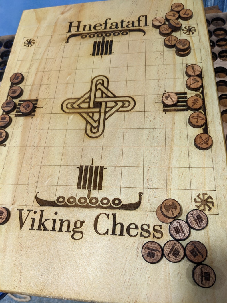 Hnefatafl (viking Chess) SVG File Set - Etsy