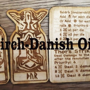 Laser Engraved Orlog Norse God Idols Set (20 Gods) - Etsy