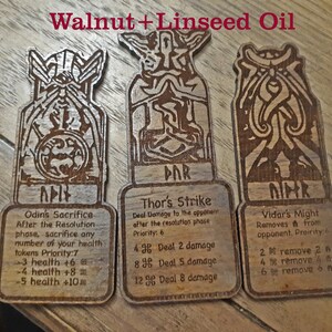Laser Engraved Orlog Norse God Idols Set 20 Gods - Etsy