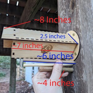 Miniature Native Bee Box I Native Bee Hotel Designed for Them - Etsy