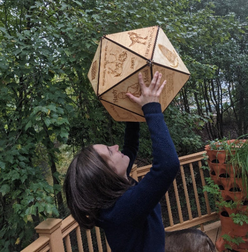 Custom Giant D20 wedding Guest Book or Decoration - Etsy