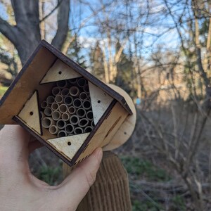 Miniature Native Bee Box I Native Bee Hotel Designed for Them - Etsy