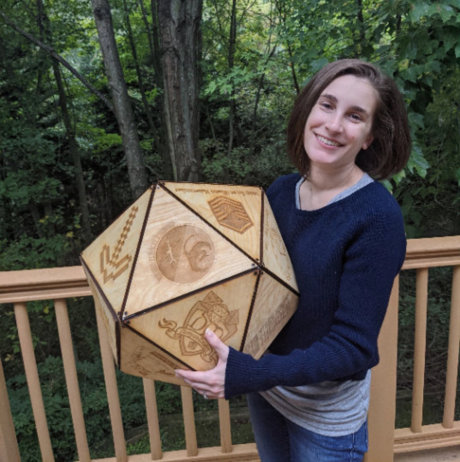 Custom Giant D20 wedding Guest Book or Decoration - Etsy