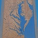 19 by ~11 Inch Customized Bay/lake Map (with or Without Epoxy) - Etsy