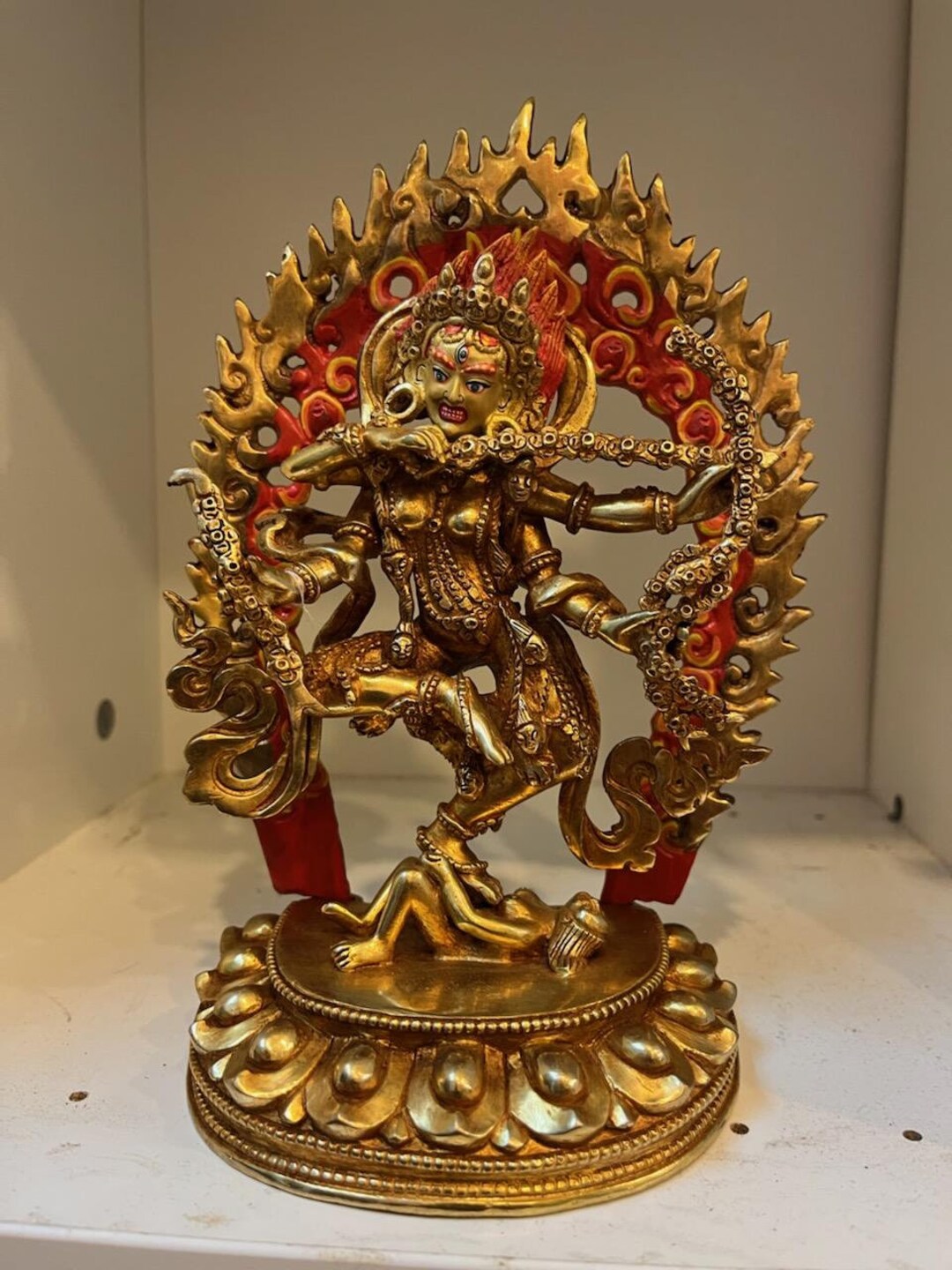 9 Inches Barai Kurukuli- Fully Gold - Etsy